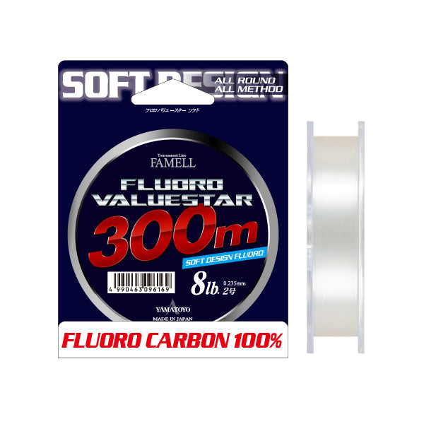 Yamatoyo Fluoro ValueStar Soft Design Line 300m – Anglerpower Fishing Tackle