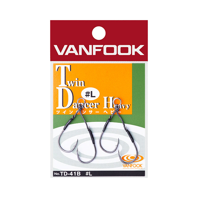 VANFOOK Twin Dancer Assist Hooks TD-41B Solid Ring – Anglerpower Fishing Tackle