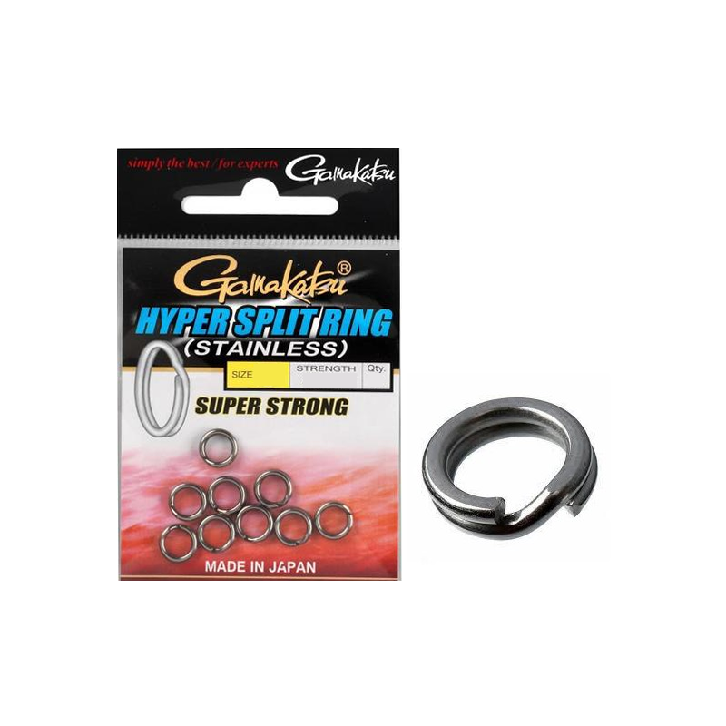 Gamakatsu Hyper Split Ring – Anglerpower Fishing Tackle