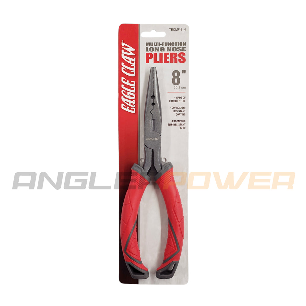 Eagle Claw Multi-Function Long Nose Pliers 8" – Anglerpower Fishing Tackle