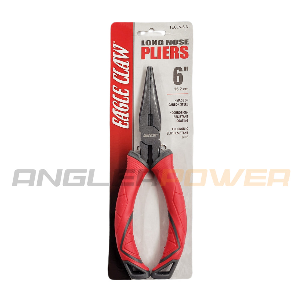 Eagle Claw Long Nose Pliers 6" – Anglerpower Fishing Tackle