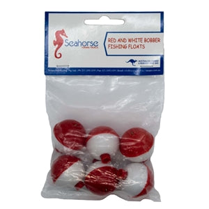 Seahorse Red And White Bobber Floats – Anglerpower Fishing Tackle
