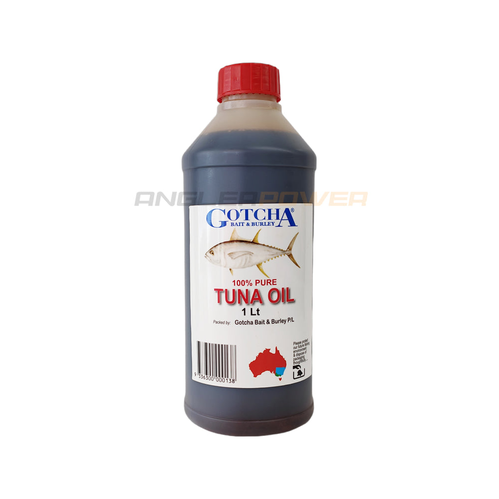 Gotcha Bait & Burley Pure Tuna Oil 1L – Anglerpower Fishing Tackle