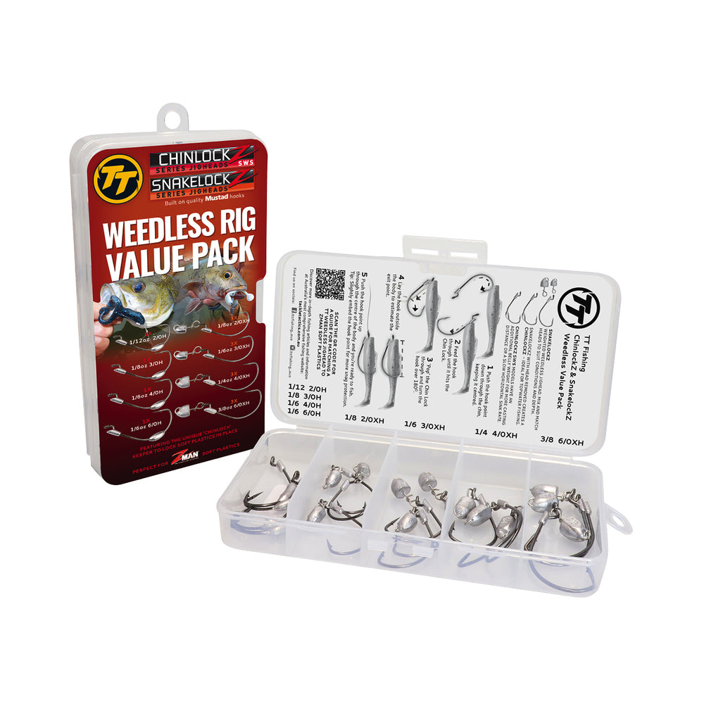 TT Lures Weedless Rig Jighead Value Pack – Anglerpower Fishing Tackle