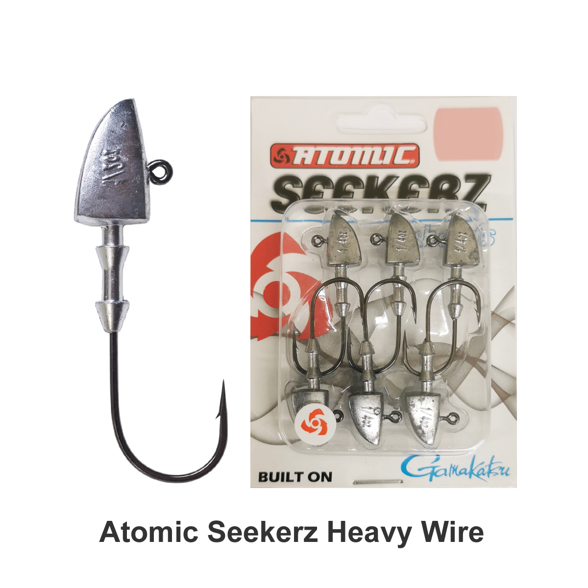 Atomic Seekerz Heavy Wire Jig Heads – Anglerpower Fishing Tackle