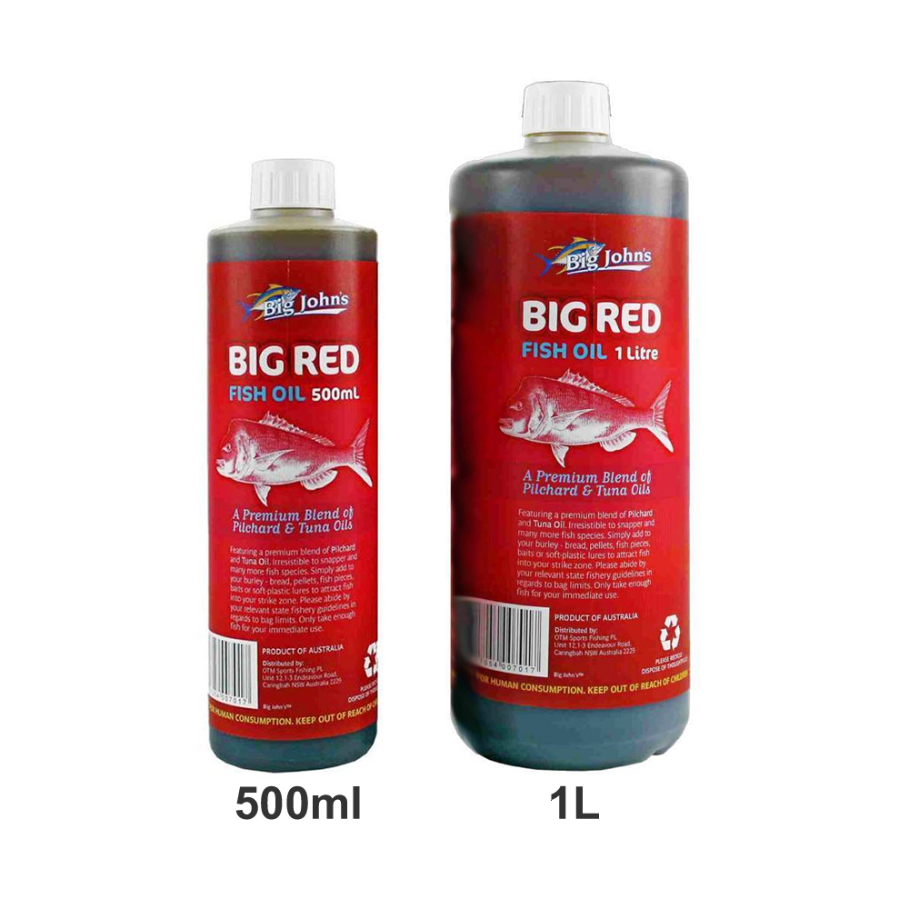 Big John's Big Red Fish Oil – Anglerpower Fishing Tackle